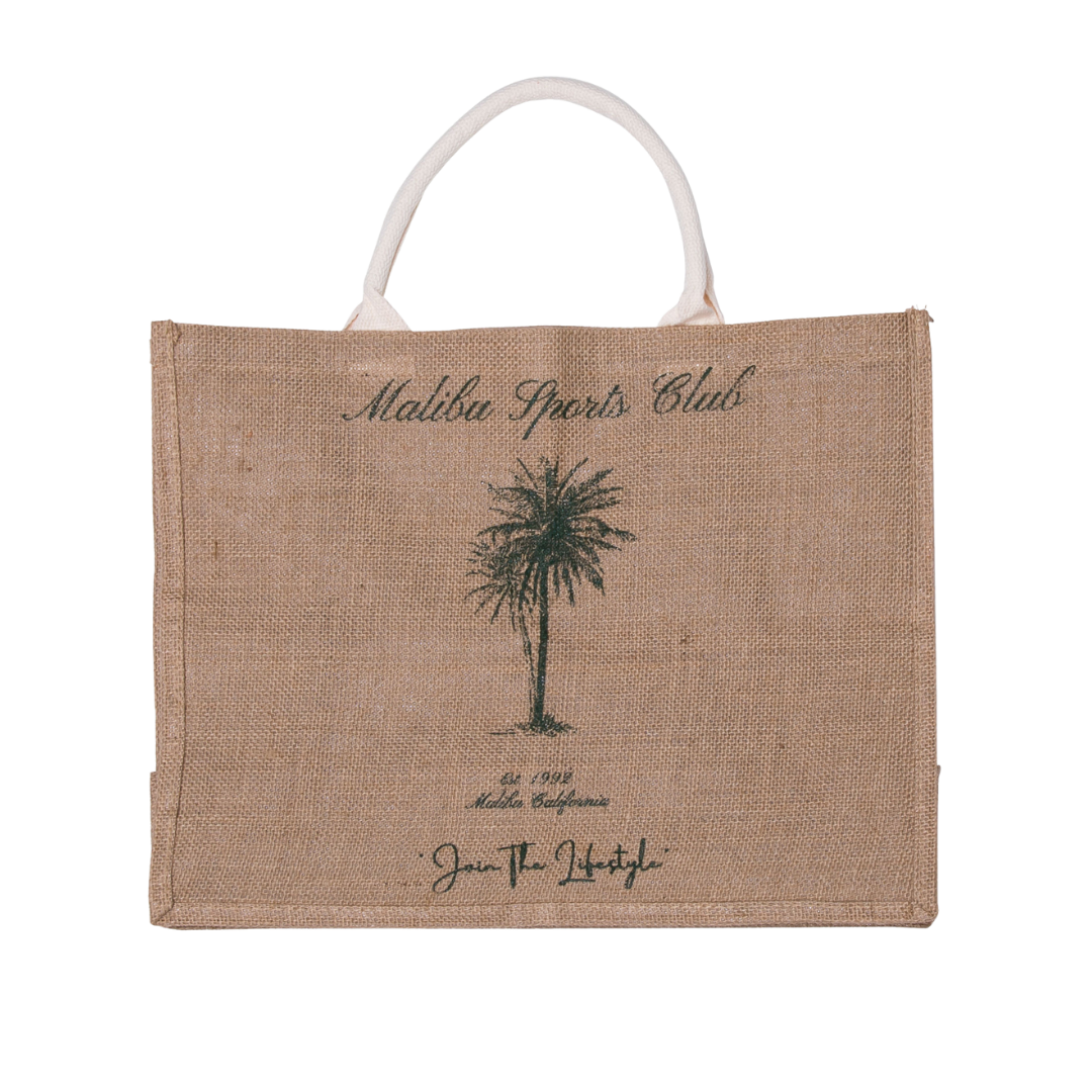 MSC Jute Tote – Malibu Sports Club